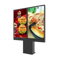 China Android Vertical Dual Restaurants Menu Board LCD Screen Digital Signage Outdoor 55inch Waterproof Touch LCD Advertising Kiosk for sale