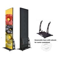China High Brightness Moveable Indoor LED Advertising Screen P1.86 P2 P2.5 P3 Remote Control Wifi 4g Led Poster Digital Display Screen for sale