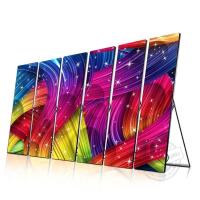 China Full Color Outdoor Advertising Rental Curved Digital Mobile Flexible SMD Poster Gas Window TV LED Screen Display Module Size 320x160mm for sale