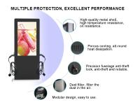 China Best Outdoor Digital Signage FLV Media Formats And Multi Signal Function Support for sale