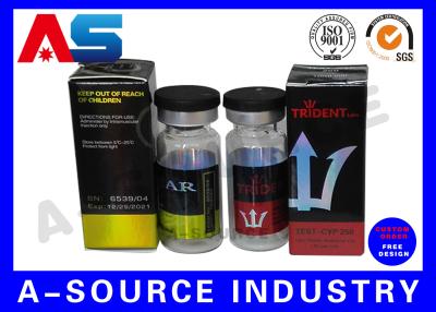 China Laser Colorful  Peptide Hologram Boxes For Healthcare Packing Embossing / Anti - Fake for sale