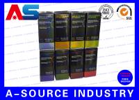 China Empty Pharma Carton  10ml Vial Boxes For Glass Bottles Moving Hologram Medicine for sale