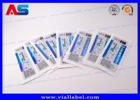 China Holographic Printing Peptide 10ml Vial Labels Custom Design custom bottle stickers for sale