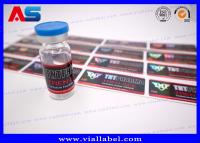 China Strong Adhesive Custom Hologram 2ml Roller Bottle Label For Peptides for sale