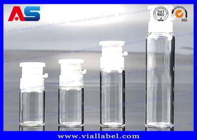 China Injection Beauty 2ml 3ml 5ml 8ml 10ml Pharmaceutical Glass Vial With Tear Off Cap for sale