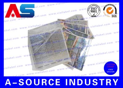 China Anti - Fake Print Custom Holographic Stickers with Serial Number Scratch Off Security Code for sale