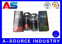 China Laser Holographic Metallic Foldable Glass 10ml Vial Steriod Boxes Packaging pharmaceutical boxes label for sale
