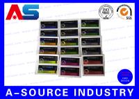 China Laser Holographic Metallic Foldable Glass 10ml Vial Steriod Boxes Packaging pharmaceutical boxes label for sale