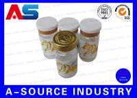 China Customized 10ml Vial Labels Gold foil Printing For Sterile Injection bottles Packaging for sale