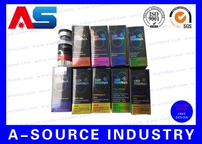 China Pharmaceutical Packaging Design  Injection Card Board Laserbox 10ml Vial Boxes Printing With Genpharma Labels for sale
