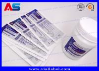 China PP PET Plastic Adhesive Pill Bottle Sticker Custom Printing custom bottle labels for sale