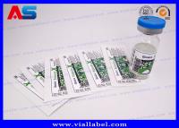 China CMYK White Pearl Film 10ml Vial Label For Injection Bottles custom 10ml bottle labels for sale