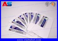 China Professional 10ml Vial Labels , Anti Count-erfeit Hologram Vial Stickers custom bottle labels for sale