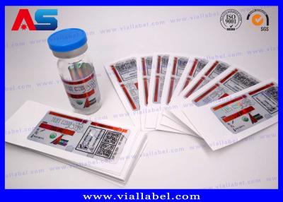 China CMYK Peptide Vial Labels For Medicine Glass Bottle Sticker Printing Factory Waterproof Strong Adhesive for sale