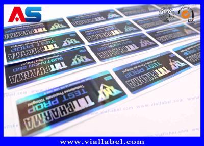 China Custom Peptides Human Growth Private Label Stickers For Pharmaceuticals 10ml vial labels for sale
