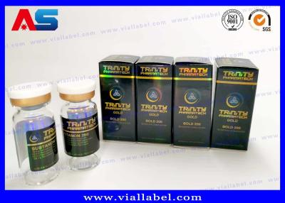 China Hologram Labels Musclebuilding 10ml Vial Boxes For Peptide Customized Self Adhesive for sale