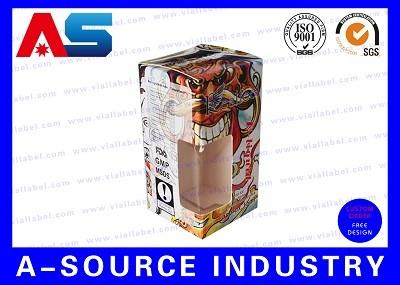 China Pill Bottle Pharmaceutical Packaging Box With Display Window Custom Logo Printing for sale