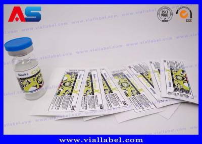 China Bio Pharma Adhesive 10ml Vial Stickers Bottle Rubber Cap For Muscle Growth Acetate 250mg for sale