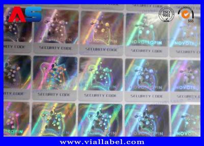 China Custom Scratch 3D Holographic Sticker QR Code Label Printing And Color Variable void sticker for sale