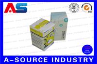 China Glossy / Matt Bio Custom 10mL Vial Box Cardboard Moving Boxes For Lab Test boxes for vials for sale
