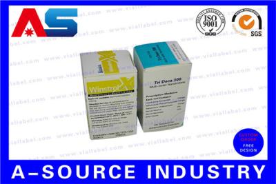 China Customized Holographic 10ml Vial Boxes / Storage Boxes Regular CMYK Printing for sale