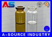 China Clear Bottles 10ml Little Glass Vials 24mm width 45mm Tall Usage for BIO Test 2ml glass vials for sale
