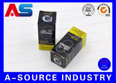 China GEP Box Laser 10ml Vial Boxes Professional Pantone Colors Small Shipping Boxes bodybuilding packaging boxes for sale