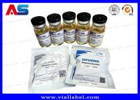 China Dragon Pharma Adhesive Label , Custom Pharma Tablet Sleeve Pouches Printed Stickers for sale