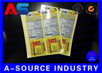 China Anti counterfeit Supplement Adhesive Medicine Label Methylorene 25 Labels Two Sides Printing For Bottle Capsule Bottles for sale