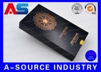 China Gold Foil Embossing 10ml Vial Boxes With Pharma Packaging Design For Injection Bottles for sale