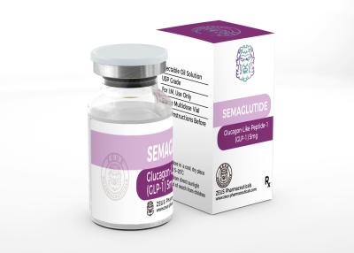 China Semaglutide GLP-1 Bottle Sticker And Box Printing For Injectable 2ml Vial Free Design for sale