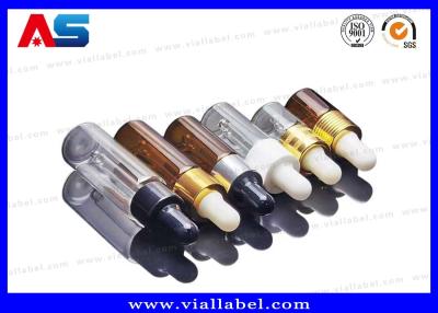 China 5ml / 10ml / 15ml / 20ml  Glass Dropper Bottle Offer, Clean Bottles With Glass Dropper for sale