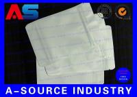 China 7 * 10 Cm White Plastic Sleeves Aluminum Foil Bags Zip Lock Pounch For Capsules for sale