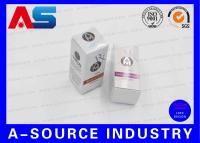 China 10ml Vial Storage Box Bodybuilding Mix Hot Stamp Silver Foil Embossed For UK Anabolics for sale