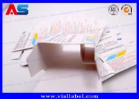 China Customized Glass Bottle Paper 10ml Vial Boxes For Pregnyl Hcg Pharmaceutical Packaging Box for sale