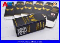 China Customized 10ml Vial Boxes With Matt And Glossy Laminated Overlay for sale