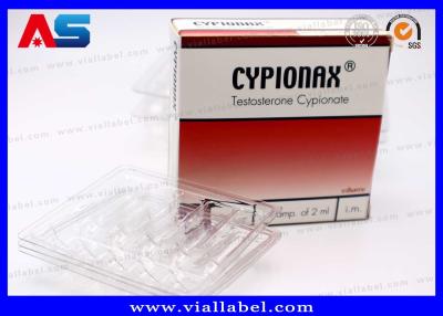China CMYK Pharmaceutical Packaging Box For 10 Ampoules of 1ml Ampoule Paper Box And Plastic Tray for sale