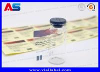 China Economic Transparent 10ml Bottle Label Clear 10ml Vial Labels Custom Design Printing for sale