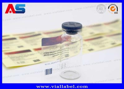 China Economic Transparent 10ml Bottle Label Clear 10ml Vial Labels Custom Design Printing for sale