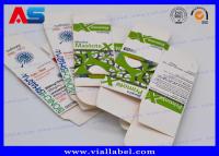 China Bio Pharma 10ml Vial Box For Injection Oils Glass Bottles Package Custom Free Design Safe Shipment for sale
