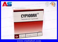 China Customized 10ml Vial Boxes With Plastic Trays Of 10 Bottles Ampoules Anti Fake Printing for sale