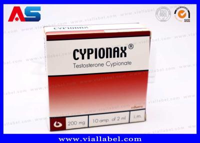 China Customized 10ml Vial Boxes With Plastic Trays Of 10 Bottles Ampoules Anti Fake Printing for sale