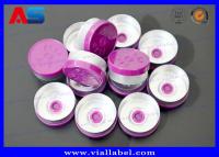 China Customizable 20mm Aluminum-Plastic Vial Caps Multi-Color Eco-Friendly Full-Tear and Partial-Tear Options for sale