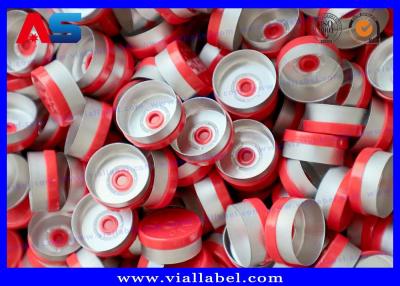 China Custom Aluminum-Plastic Caps (13mm/20mm) Engraved Pharmaceutical Logo And Words for sale