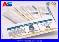 China Custom Pharmaceutical Capsule Bottle Label Printing , Bottle Labeling With Free Design Service for sale