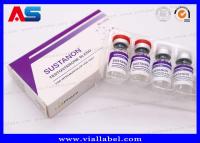 China LabPharma Pharmaceutical Printed 10ml Paper Box And Bottle Label With Vial Kit for sale