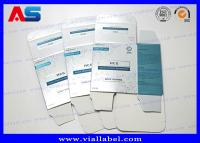 China High Quality 3ml Peptide Paper Box Package For 2 Vials  of 3ml Free Design MOQ 500 sets for sale