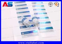 China Peptides Small Bottle Labels Holographic with Waterproof and Permanent And Strong Adhesive for sale