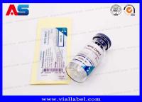 China 10ml Labels To Go On Sterile Injection Vials , Custom Stickers Printing Metallic Colors for sale
