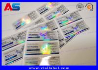 China Custom Labels For Peptide Vials , Printed 2ml Vial Stickers For Peptides Glass Bottles for sale